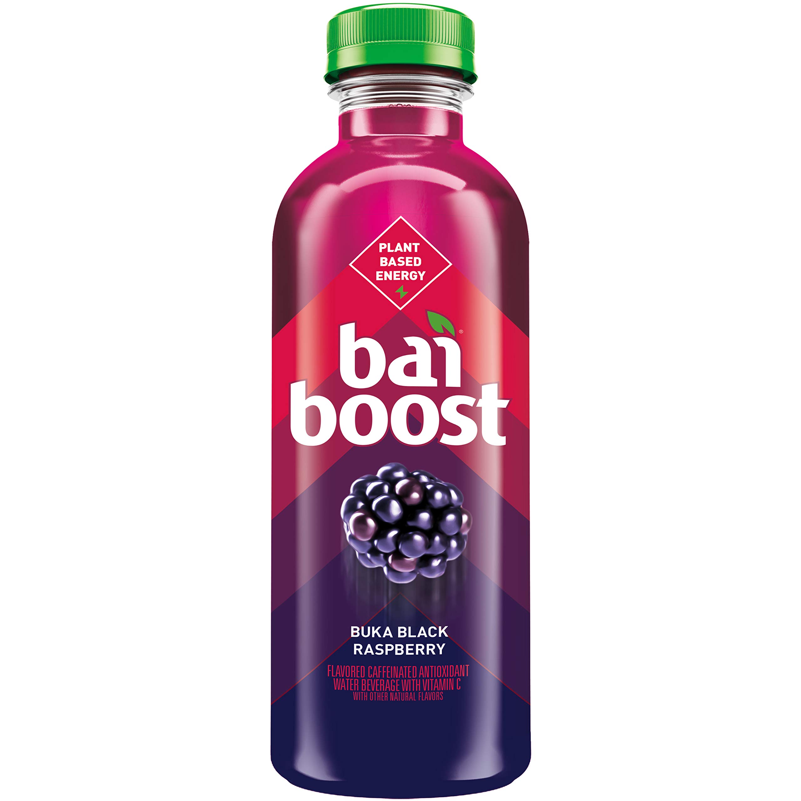 Bai Boost Buka Black Raspberry, Antioxidant Infused Beverage, 18 fl oz bottle (Pack of 12)
