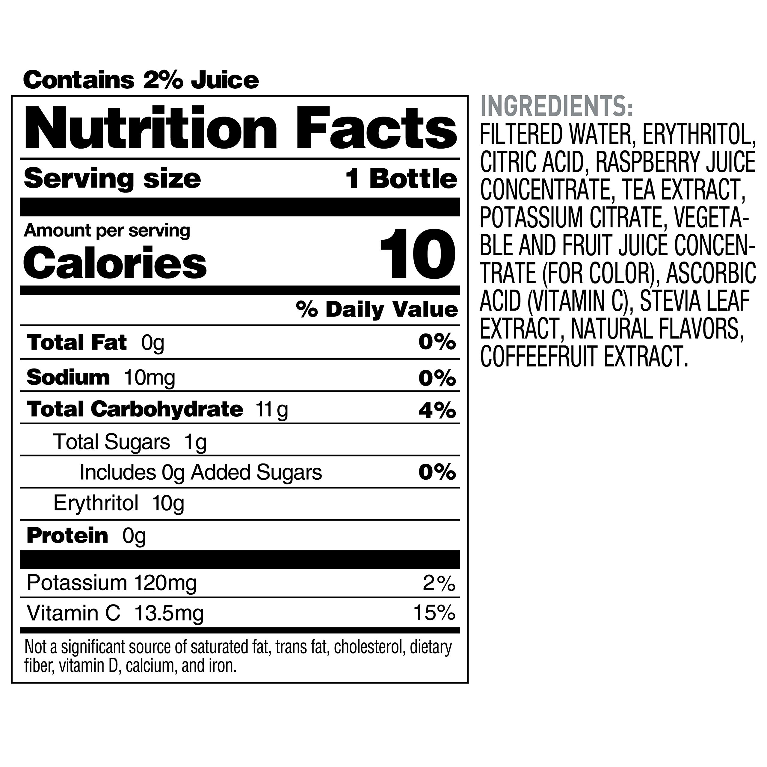 Bai Boost Buka Black Raspberry, Antioxidant Infused Beverage, 18 fl oz bottle (Pack of 12)