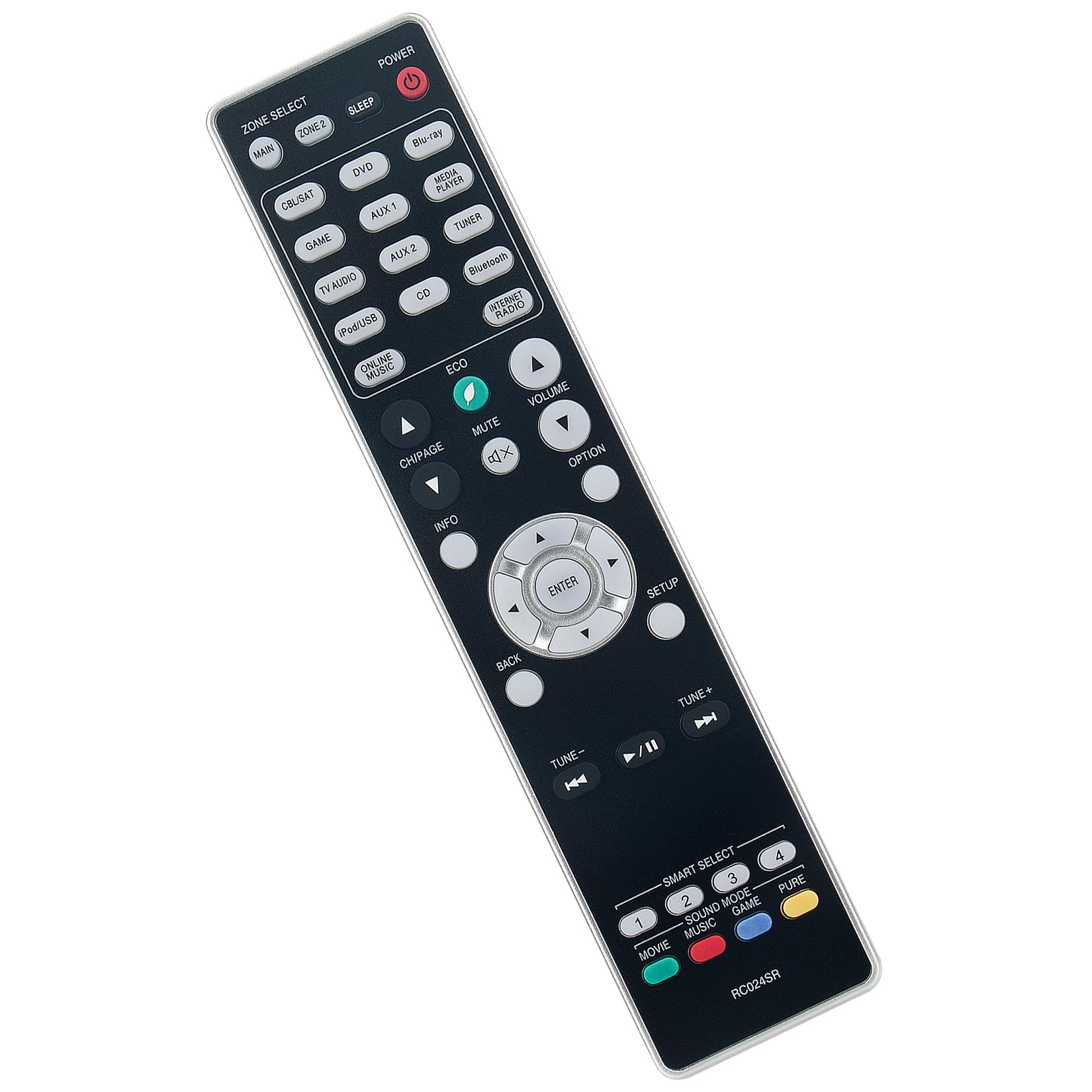 RC024SR Replacement Remote Control Applicable for Marantz AV Receiver NR1606 NR1605 SR5010 SR5011 NR1607 SR5009 SR6010 SR6009