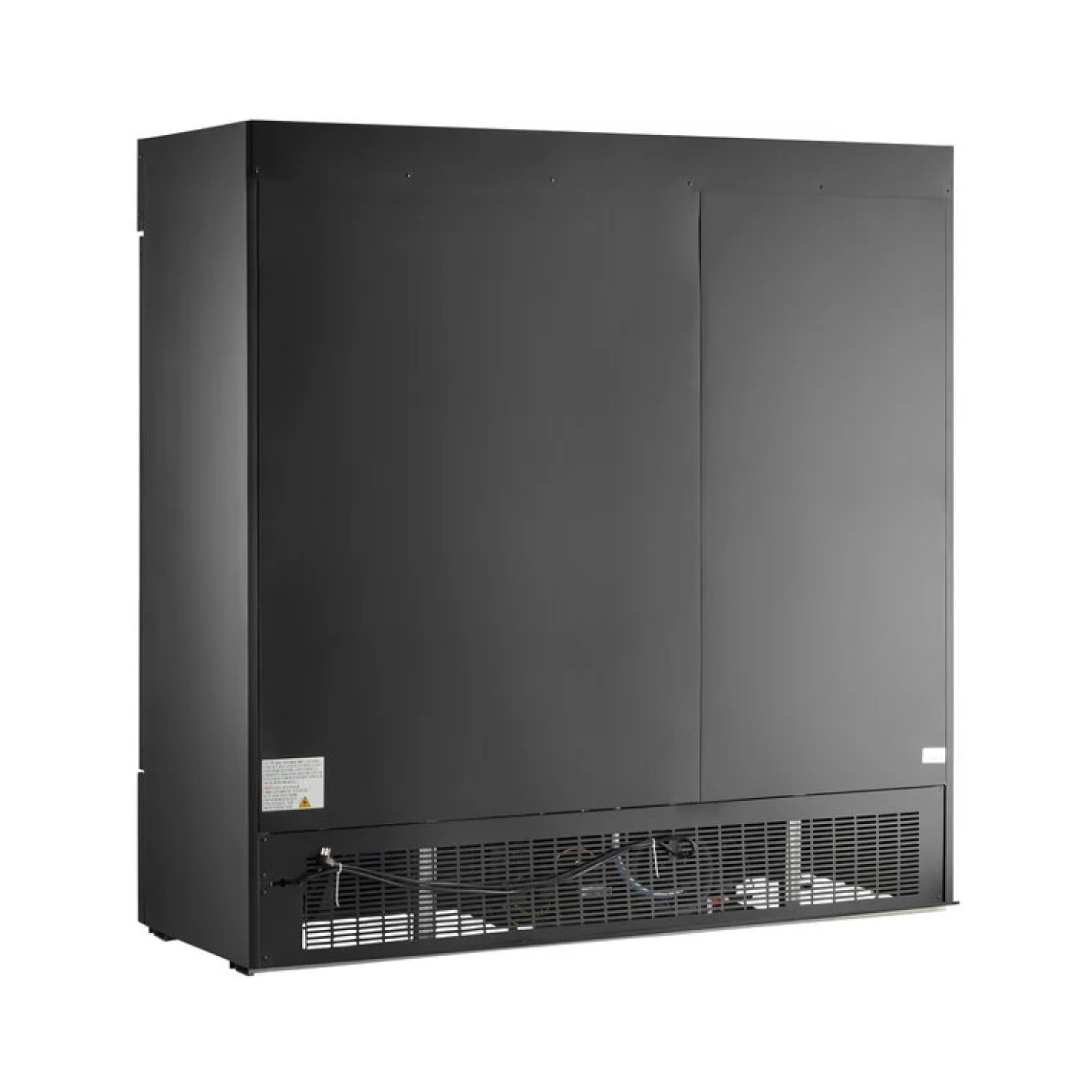PEAKCOLD Commercial Upright Display Cooler - Merchandiser Refrigerator with Three Glass Doors and LED Lighting, 57.5 Cu Ft Capacity, Adjustable Shelves, Perfect for Restaurants, Cafes, and Bars