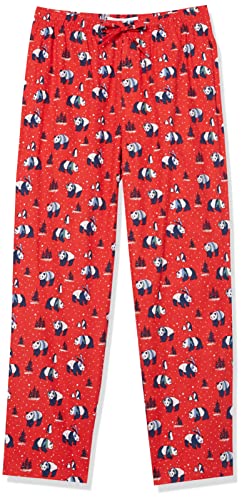 Amazon Essentials Men's Flannel Pajama Pant - Discontinued Colors, Red Panda, X-Large