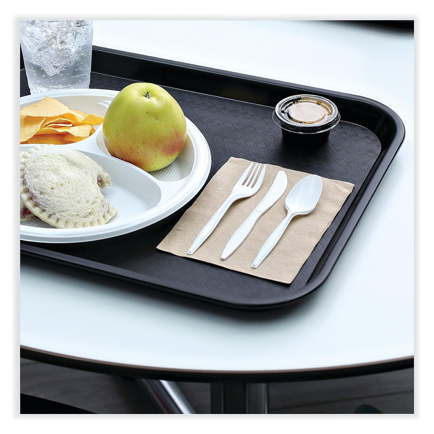 Boardwalk BWK8323K 13 in. x 10 in. 1-Ply 1/4-Fold Lunch Napkins - Kraft (500/Pack, 12 Packs/Carton)