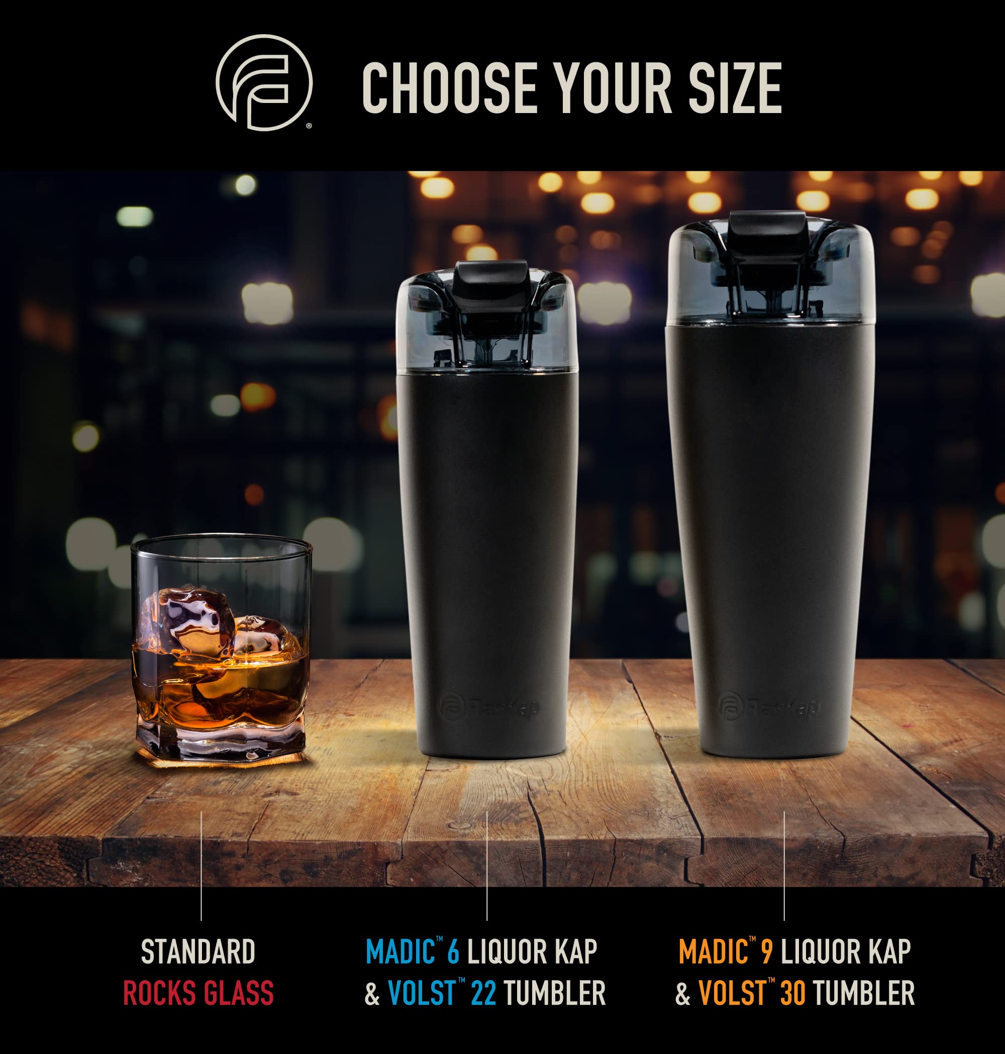Flaskap Madic 6oz/9oz Drinking System: Compatible with Most 20oz Tumblers, Tumbler Accessories, Leak Proof Lid, Tumbler Attachment