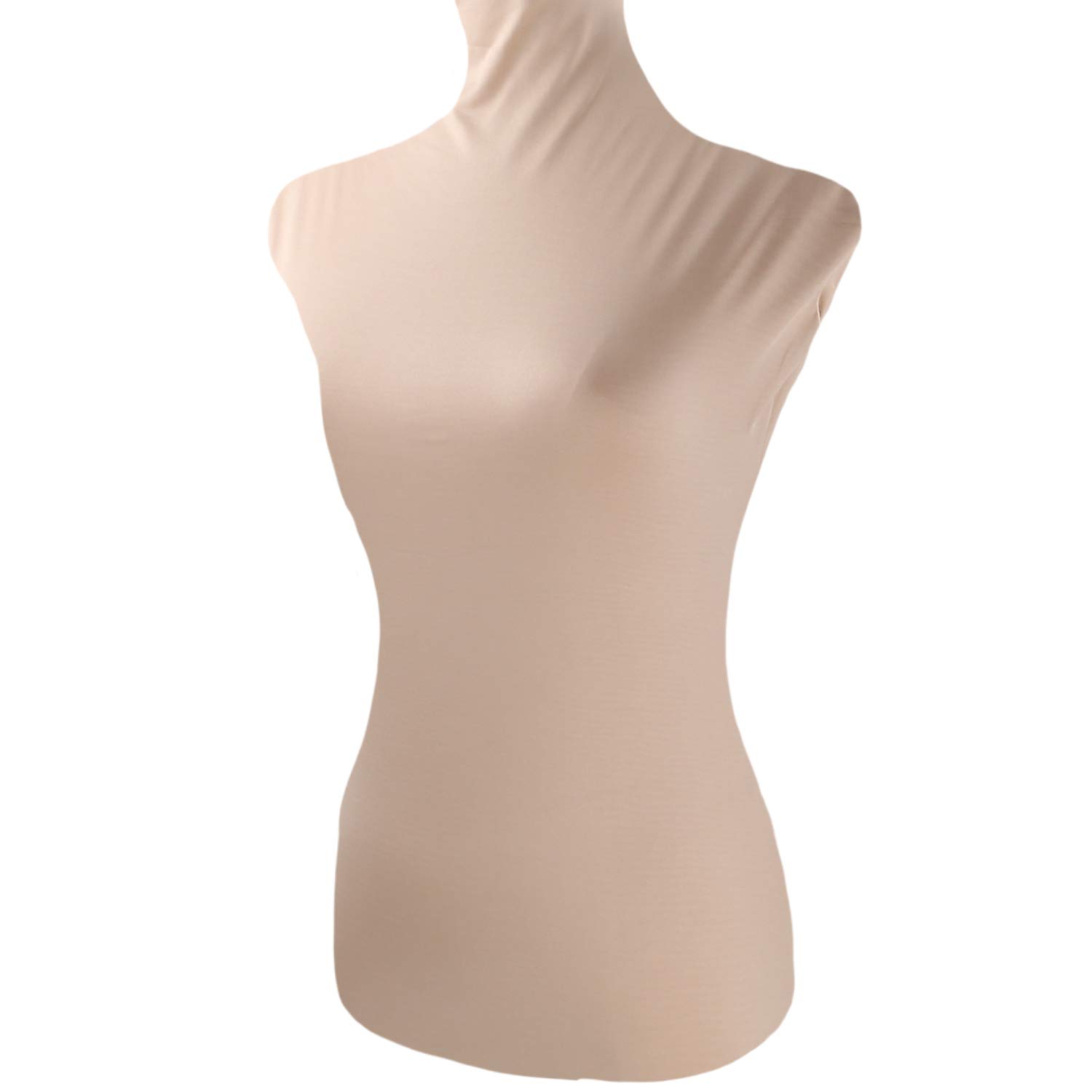 NAVADEAL Light Nude Lycra Fabric Cover, for Fashion Designer Retail Boutique Store Dress Form Dummy Model Display Styling Fitting Soft Stretchable Cover (Mannequin NOT Included) 100% Handmade