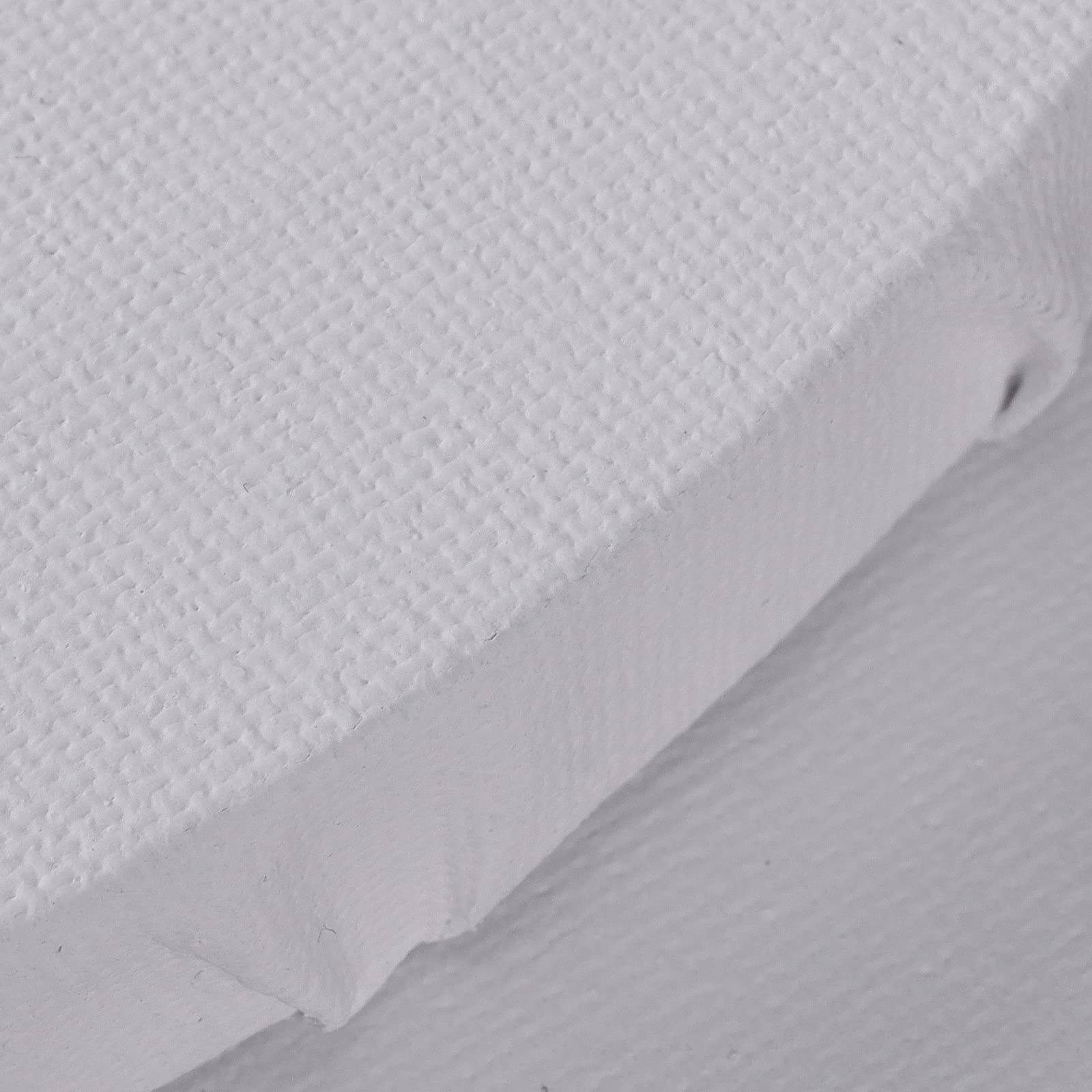 ZEONHAK 9 Pack 8, 10, 12 Inches Stretched White Blank Canvas, Professional Round Stretched Painting Canvas, Blank Stretched Canvas for Oil and Acrylic Paints, Acrylic Pouring