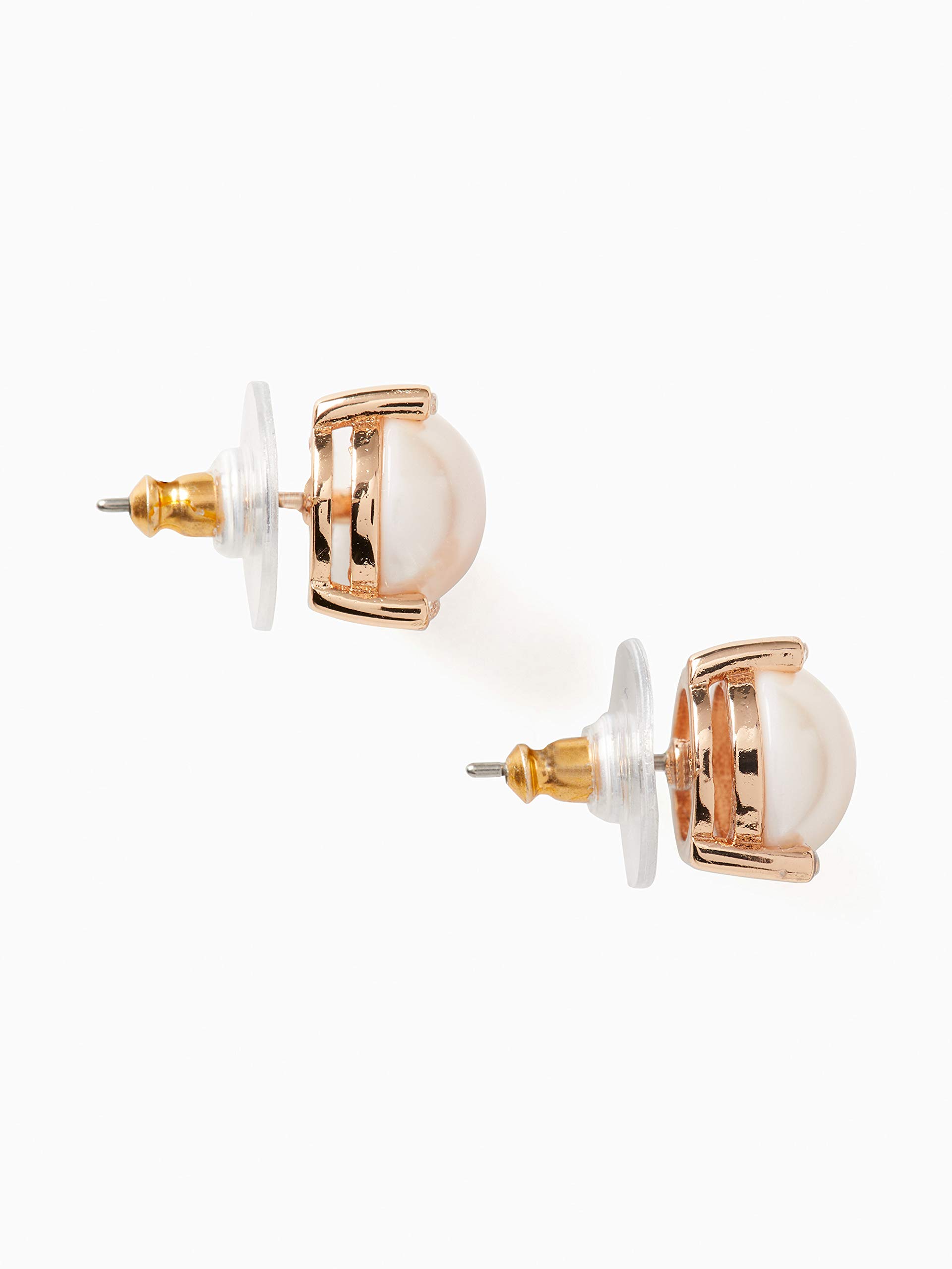 Kate Spade New York Rise and Shine Pearl Studs (Rose Gold/Blush)