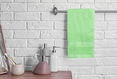 Cotton Face Washcloths Set 100% Cotton Ultra Soft Wash Cloth Towel Set for Bathroom and Home Highly Durable High Absorbency Convenient and Stylish Wash Cloths - Bright Multi-Color 12''x12'' Pack of 12