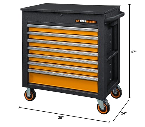 GEARWRENCH 35" 7 Drawer GSX Series Rolling Tool Cart with Tilt Top - 83246