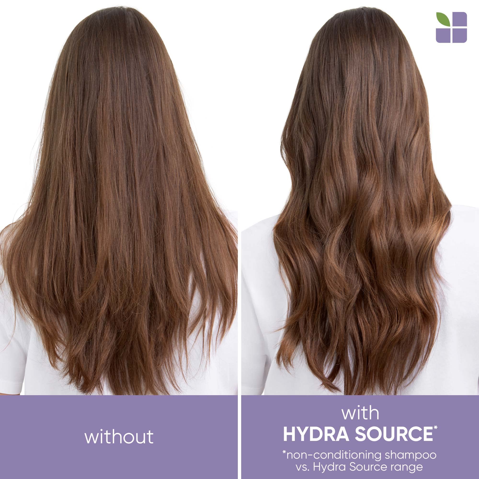 Biolage Hydra Source Shampoo & Conditioner Set | Hydrates & Moisturizes Hair | For Dry Hair | Paraben & Silicone-Free | Vegan | Natural Shampoo