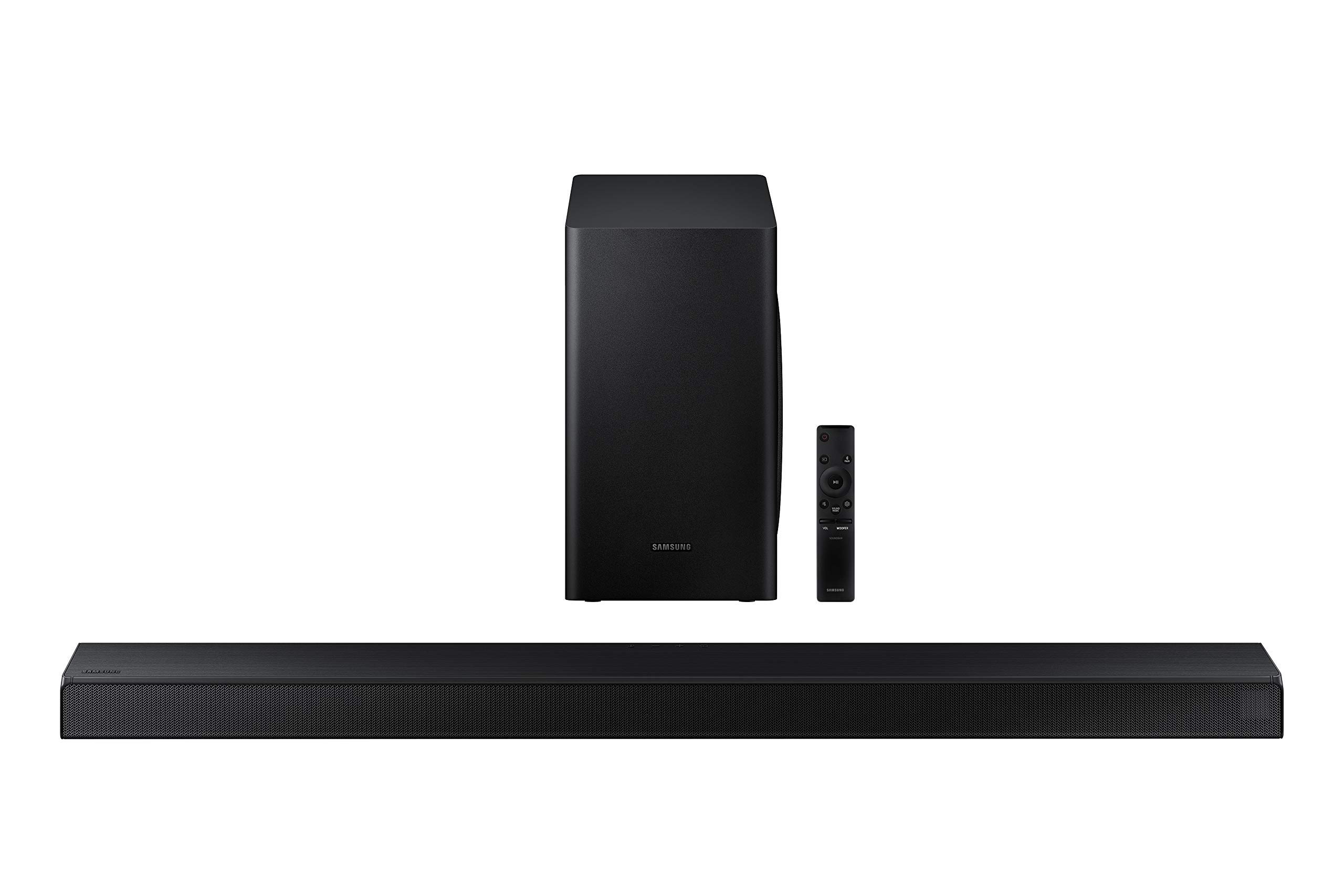 Samsung QN75QN90AA 75" Neo QLED QN90 Series 4K Smart TV Titan Black with a Samsung HW-T650 Bluetooth Soundbar with Dolby Audio Wireless Subwoofer (2021)