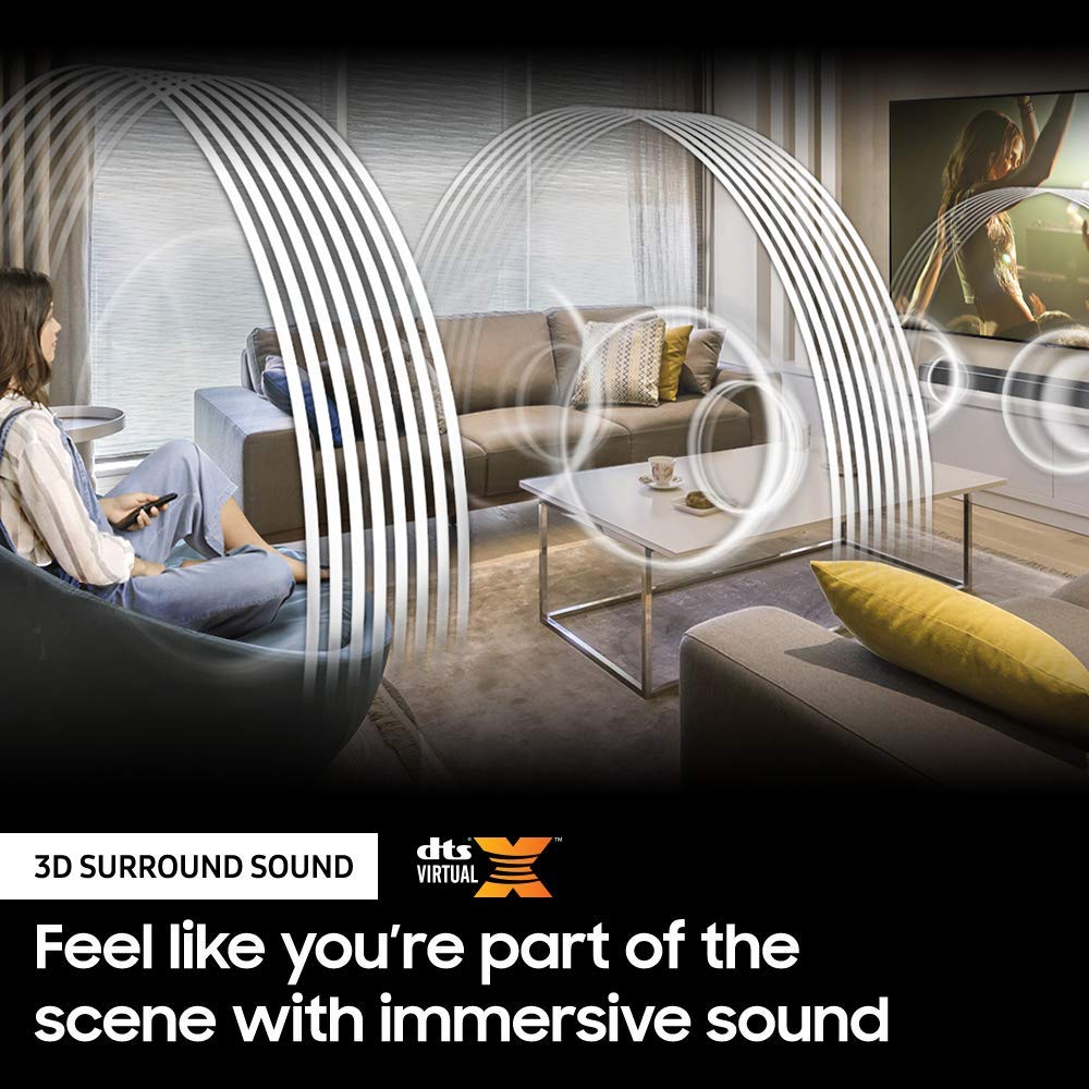 Samsung QN75QN90AA 75" Neo QLED QN90 Series 4K Smart TV Titan Black with a Samsung HW-T650 Bluetooth Soundbar with Dolby Audio Wireless Subwoofer (2021)