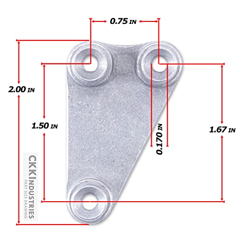 RTI 33 Hanger - Compatible with RH OSH & XST and LH SOC Holsters - (Brushed Aluminum)