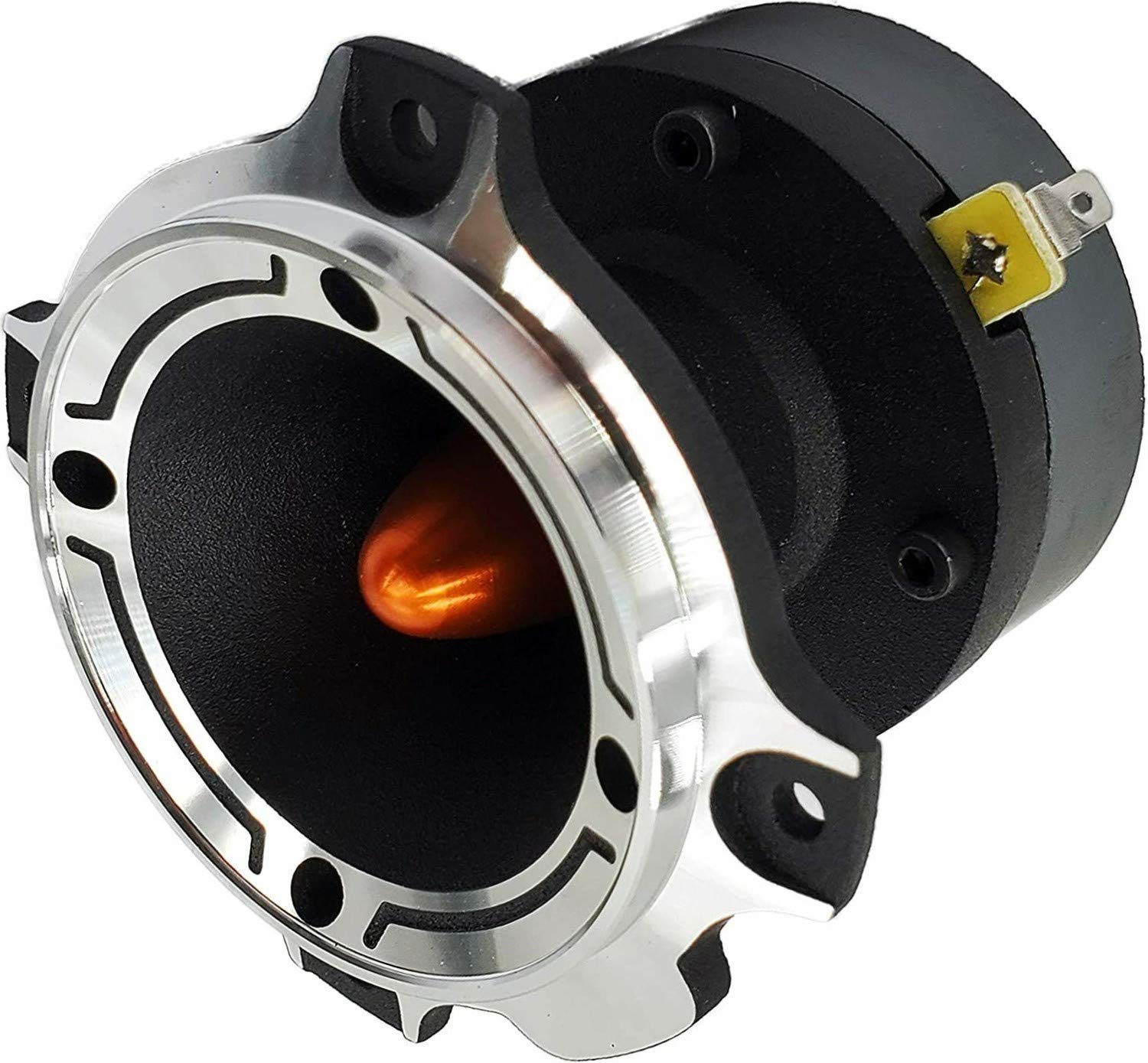 2X Gravity WZ40TW 2400 Watts Maximum Power Handling Warzone Series Heavy Duty Titanium Super Tweeter Loud Speaker 4-Ohms Aluminum Frame -2nd Gen