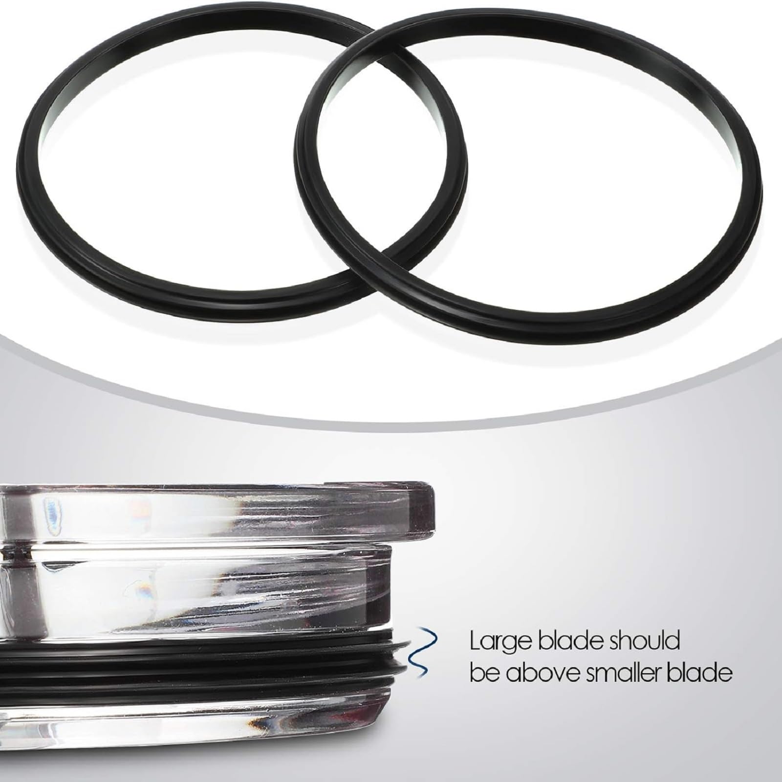 Patelai 30 oz Replacement Rubber Lid Seals Compatible Seals Lid Gaskets for 30 Oz Insulated Stainless Steel Tumblers Compatible with RTIC Atlin, Randomly Shipped in Oval and Round (Black,9 Pieces)