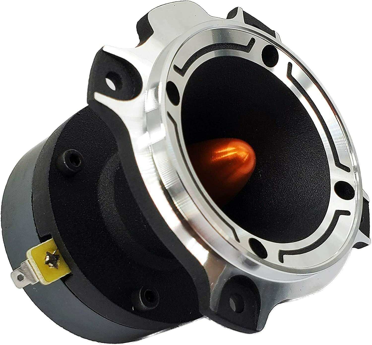 2X Gravity WZ40TW 2400 Watts Maximum Power Handling Warzone Series Heavy Duty Titanium Super Tweeter Loud Speaker 4-Ohms Aluminum Frame -2nd Gen