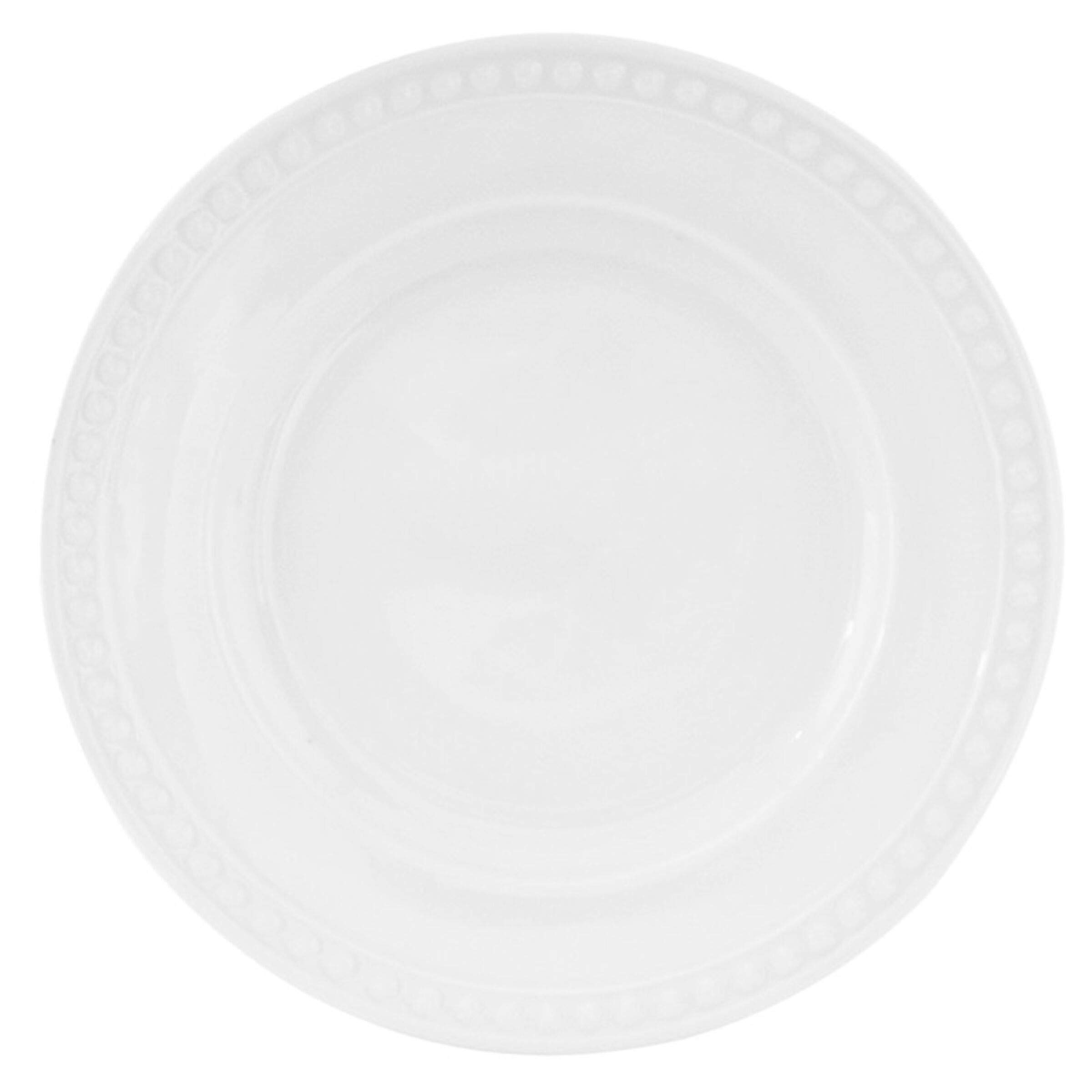 Everyday White 8.5 Inch Porcelain Salad Plates by Fitz and Floyd