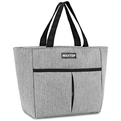 MAXTOP Lunch Bags for Women,Insulated Thermal Lunch Tote Bag,Lunch Box with Front Pocket for Office Work Picnic Shopping