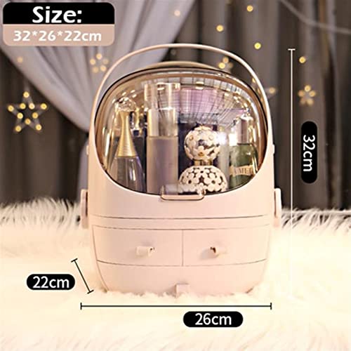 Countertop Cosmetic Box, Countertop Cosmetic Box,Plastic Makeup Storage Box Large Make Up Container Bathroom Storage Case Desktop Sundry