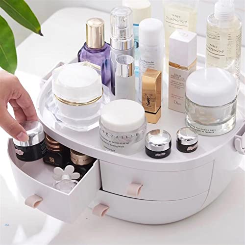 Countertop Cosmetic Box, Countertop Cosmetic Box,Plastic Makeup Storage Box Large Make Up Container Bathroom Storage Case Desktop Sundry