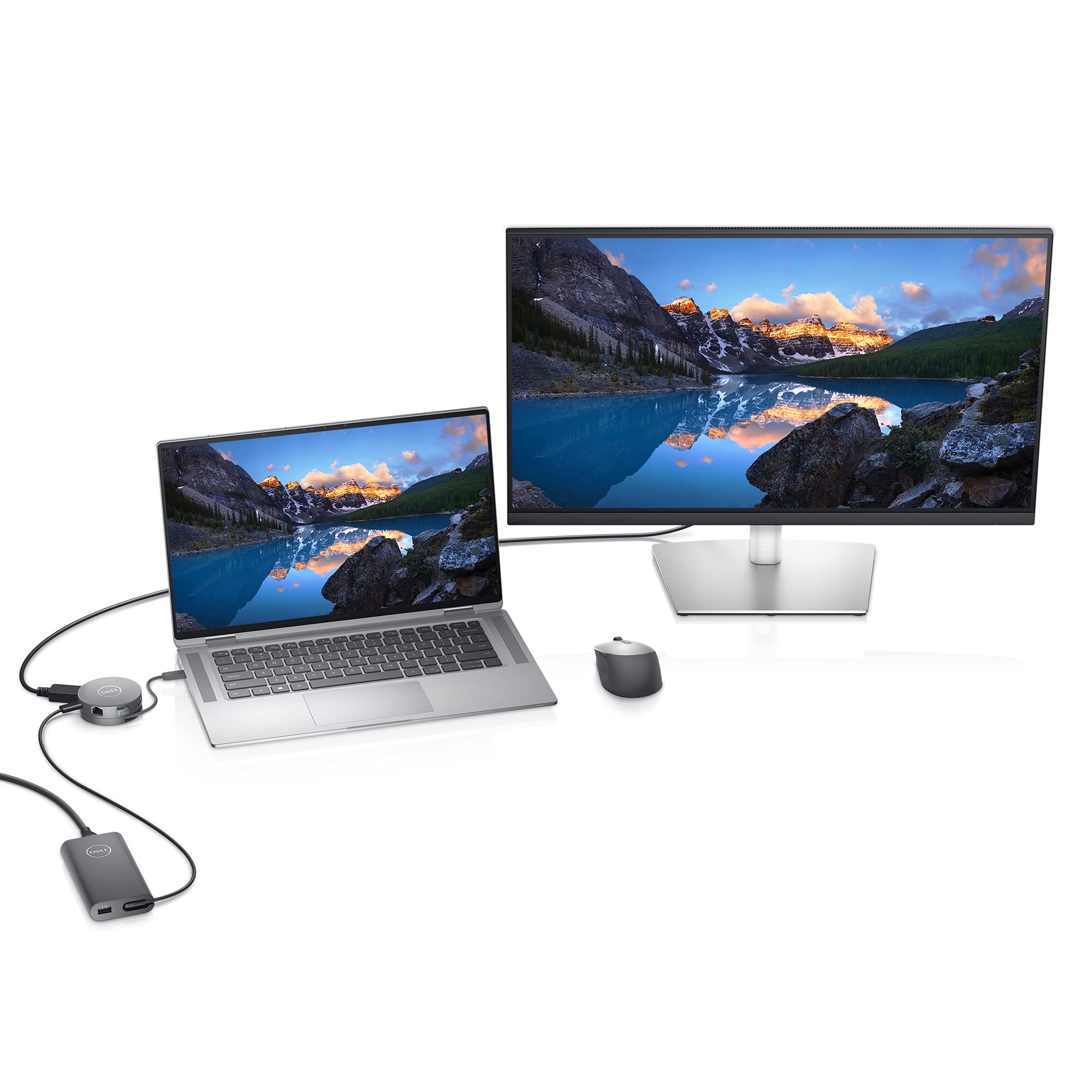 Dell DA310 Wired USB 3.2 Gen 2 (3.1 Gen 2) Type-C Silver