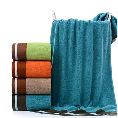 3 Piece Bath Towel Set, Combed Cotton Bath Towels Absorbent Bath Sheets Soft Shower Towels Bathroom Hand Towel Luxury Bath Towels Sets for Bathroom,Orange