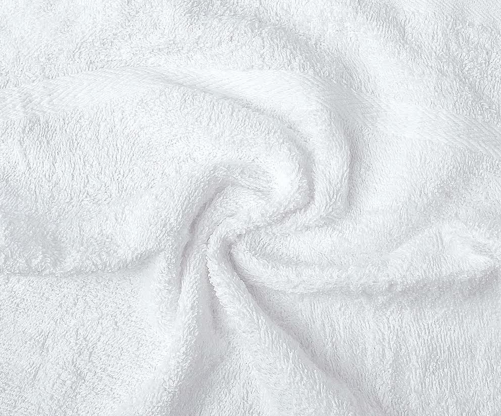 Avalon Towels Cotton Washcloths β (Pack of 24) Size 12x12 Inches Premium Ring Spun Cotton, Super Absorbent Soft Face Towels, Gym Towels, Hotel Spa Quality, Reusable Multipurpose Towels (White)