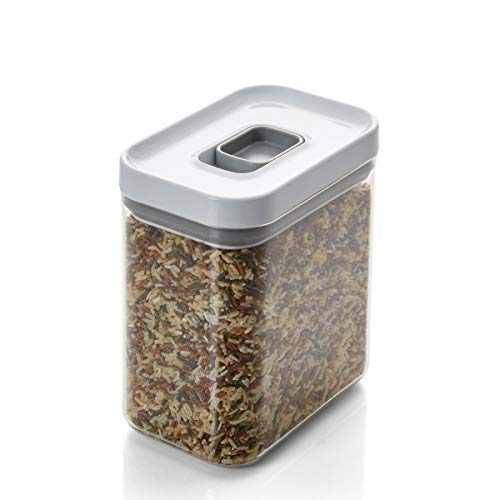 Copco Food and Organization Storage Container with Airtight Lid, 1.8-Quart, Clear