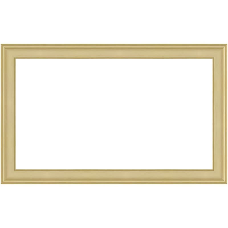 Frame My TV Deco TV Frames - Antique White Smart Frame Compatible ONLY with Samsung The Frame TV (55", Fits 2021-2025 Frame TV)