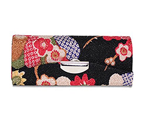 Set of 12 ~ Cute Japanese Flower Style Lipstick Case Holder w a Little Mirror
