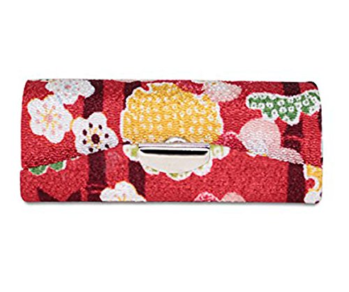 Set of 12 ~ Cute Japanese Flower Style Lipstick Case Holder w a Little Mirror