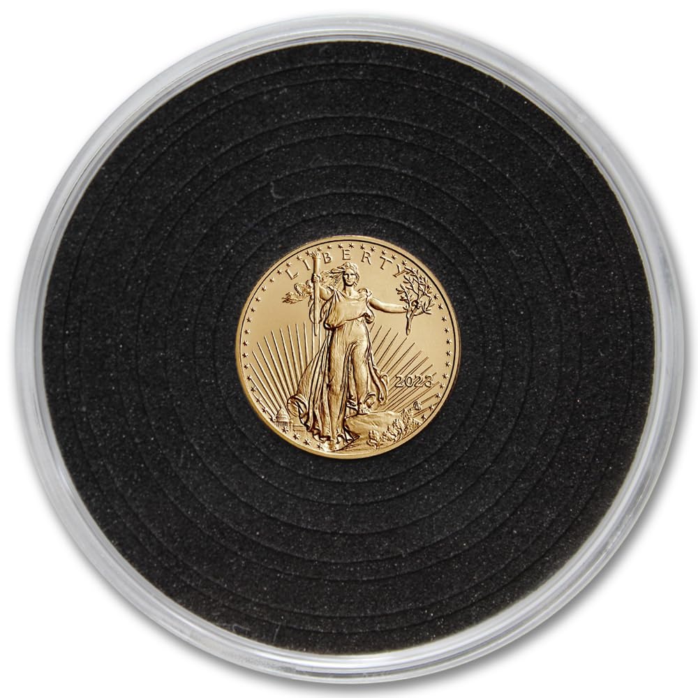 2023 1/10 oz American Eagle Gold Bullion Coin Brilliant Uncirculated in Capsule with Luxury LED Lit Presentation Box and a Certificate of Authenticity $5 Seller BU