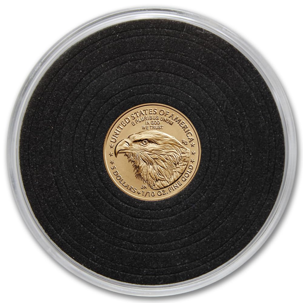 2023 1/10 oz American Eagle Gold Bullion Coin Brilliant Uncirculated in Capsule with Luxury LED Lit Presentation Box and a Certificate of Authenticity $5 Seller BU