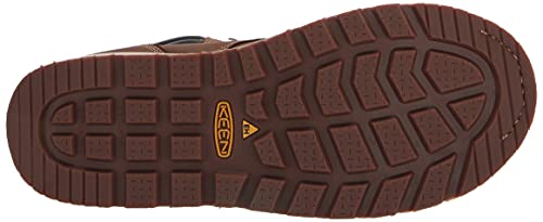 KEEN Utility Men's Cincinnati 8" Waterproof Composite Toe Wedge Work Boots, Belgian/Sandshell, Numeric_11 Wide