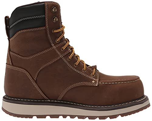 KEEN Utility Men's Cincinnati 8" Waterproof Composite Toe Wedge Work Boots, Belgian/Sandshell, Numeric_11 Wide