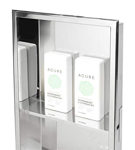 ALFI brand ABN1224-PSS Shower Niche, Polished Stainless Steel