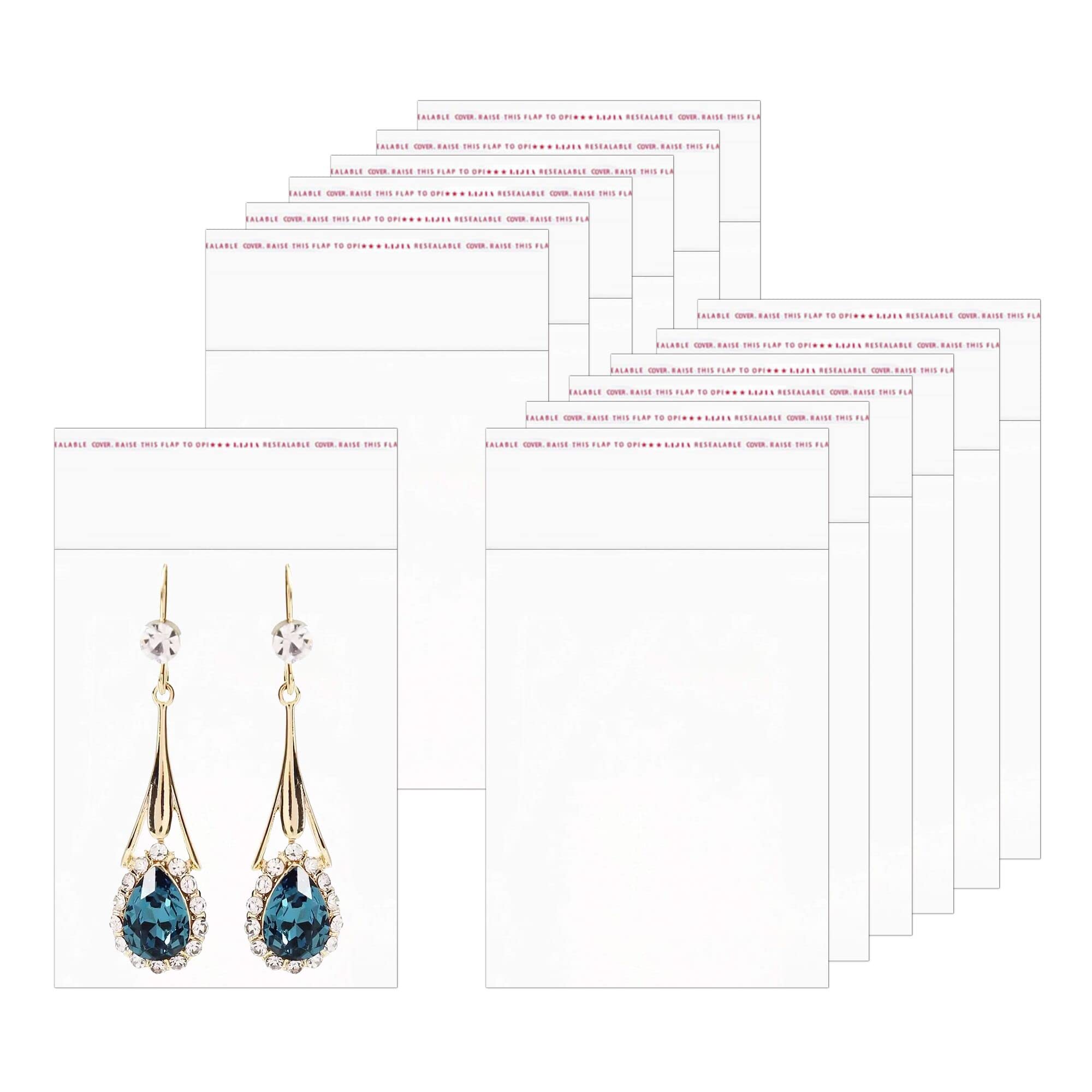 KnR Harmony 1000pcs Small Clear Cellophane Bags 3x4 Self Sealing Adhesive Resealable Bags for Candy Jewelry Necklaces Snacks Nuts Gift Party Favor 6 Sizes to Choose from