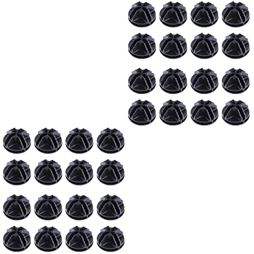 Scicalife 80pcs Wire Cube Connectors Plastic Connector Wire Grid Cube Organizer Connector for Modular Closet Storage Organizer Wire Shelving
