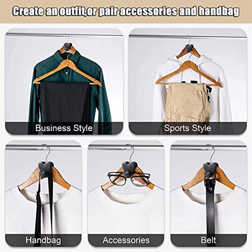 Clothes Hanger Connector Hooks,Hangers AS SEEN ON TV,Closet Organizers and Storage,Hanger Extender Clips,Heavy Duty Cascading Clothes Hanger Hooks (Heart Shape)
