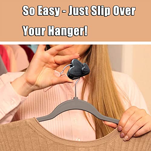 Clothes Hanger Connector Hooks,Hangers AS SEEN ON TV,Closet Organizers and Storage,Hanger Extender Clips,Heavy Duty Cascading Clothes Hanger Hooks (Heart Shape)