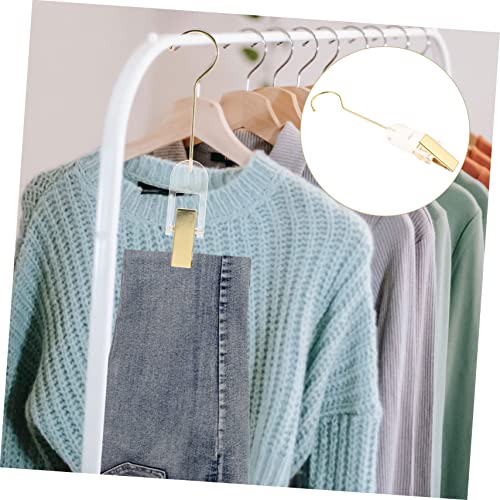 HANABASS 2pcs Coatpin Multipurpose Hanger Skirt Hangers Scarf Hangers for Closet Hat Hangers Clips Laundry Hooks with Clips Underwear Drying Rack Multi-Function Clothes Hangers Closet Hook