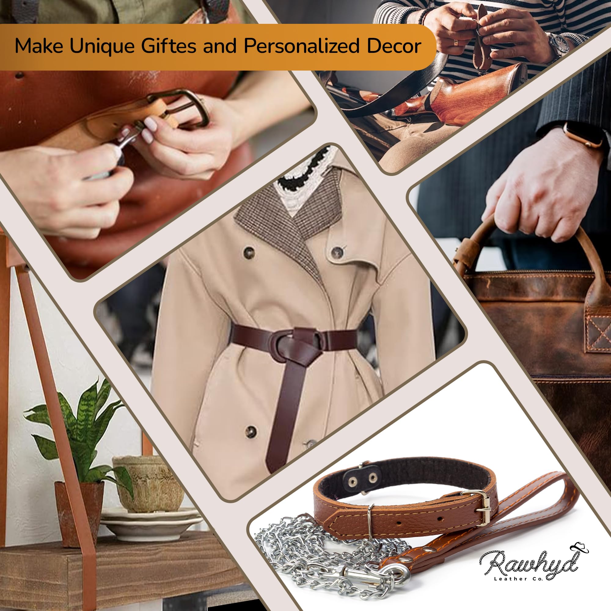 Leather Strap - Full Grain Buffalo Leather Strips for Crafts β Brown Leather Straps Ideal for Arts and Crafts, Tooling, Jewelry, DIY Home Decor, & More - Durable Tooling Leather Strip (1.5" x 60")