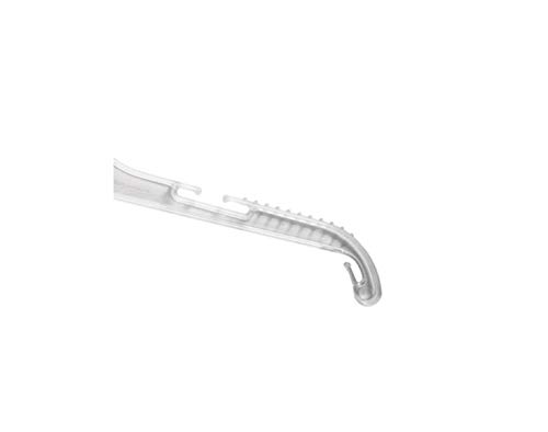 NAHANCO 98800 Plastic Shirt Dress Hanger with a Coordinate Connector, Heavy Weight, 17", Clear (Bulk Pack of 100)
