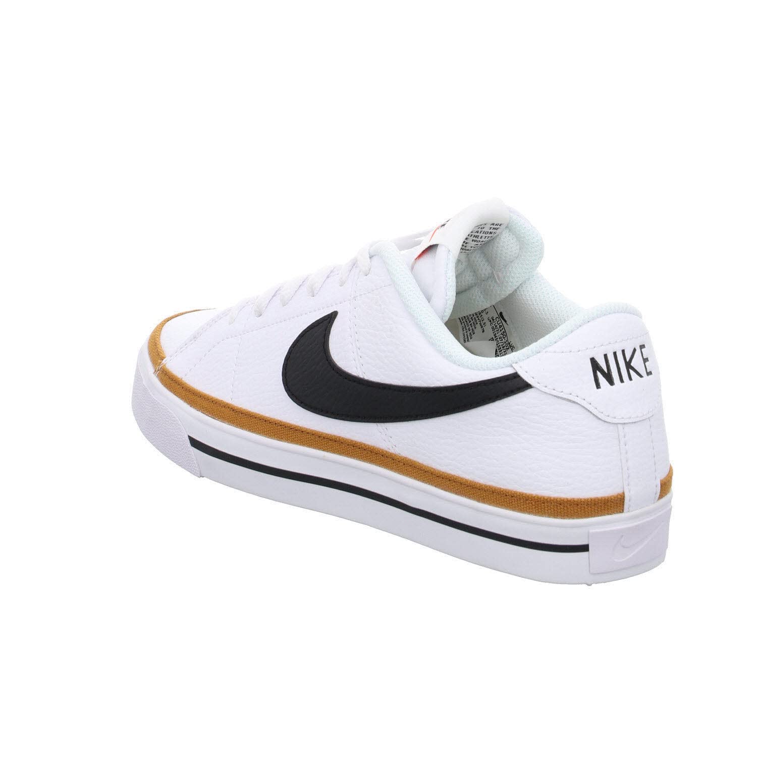 Nike Men's Training Gymnastics Shoe, White Black Desert Ochre Gum Light Brown, 11