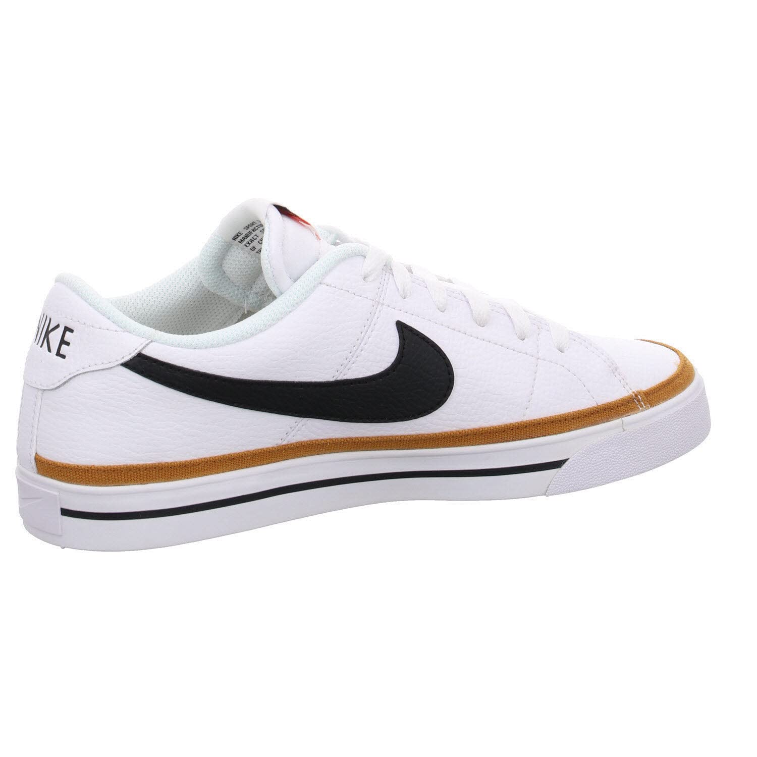 Nike Men's Training Gymnastics Shoe, White Black Desert Ochre Gum Light Brown, 11