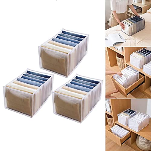 Wardrobe Clothes Organizer, Clothes Organizer for Folded Clothes, Wardrobe Clothes Organizer for Jeans, Pants Organizer, Clothes Drawer Organizer, Drawer Organizer for Clothes