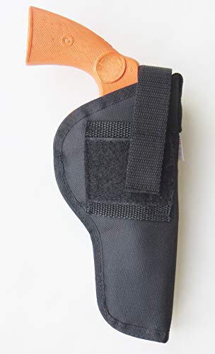 Federal Holsterworks Right Hand Hip Holster for Ruger Wrangler 22 LR 4.6 inches Barrel, Belt Loop or Clip-on (Right), BLACK (AGTWRAG5R)