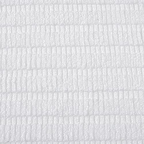 Eddie Bauer Home | Preston Collection | Bath Sheet Set - 100% Cotton, Lightweight & Quick Drying, Machine Washable Easy Care, 2pc, White