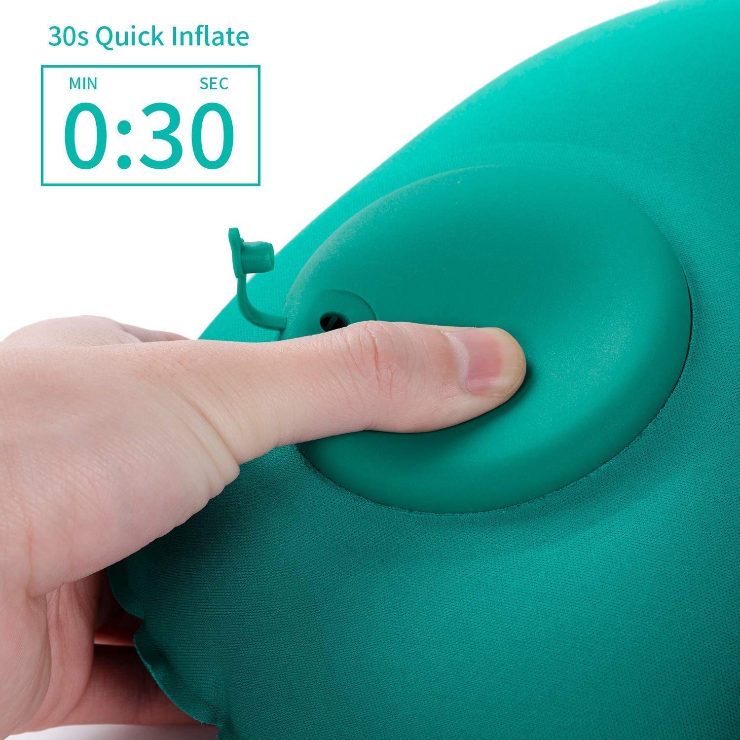 CHENGNAN Inflatable Travel Neck Pillow Lightweight Travel Pillow- Portable U Shape Neck Support Cushion for Camping, Hiking, Office Nap, Home, Car, Train and Bus