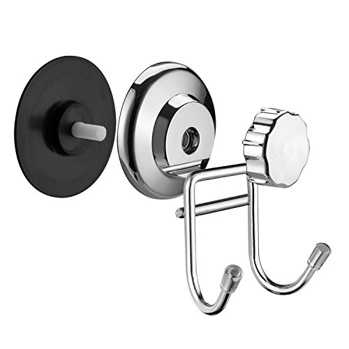 SANNO Vacumn Suction cups Shower Caddy Soap Dish Double Bath Hook-Bath Organizer Kitchen Storage Basket for Shampoo, Conditioner, Soap- Anti Rust stainless steel (set of 3)