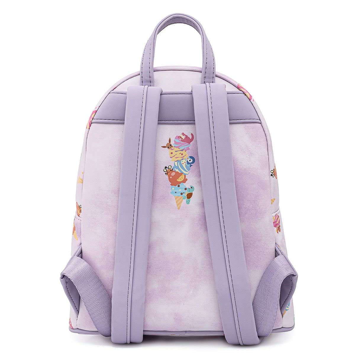 Loungefly Pokemon Ice Cream Acid Wash Denim Womens Double Strap Shoulder Bag Purse